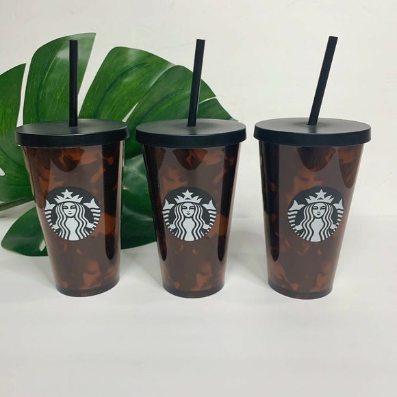 Starbucks | Dining | New Starbucks Cold Cup 6oz Grande Tortoise Shell ...